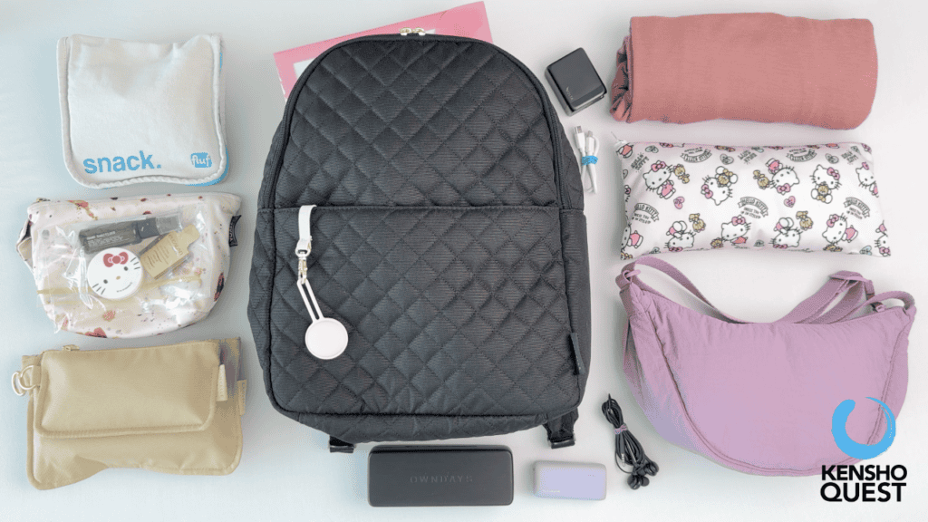Personal Item Backpack - Packing List for Flight to Japan - Kensho Quest